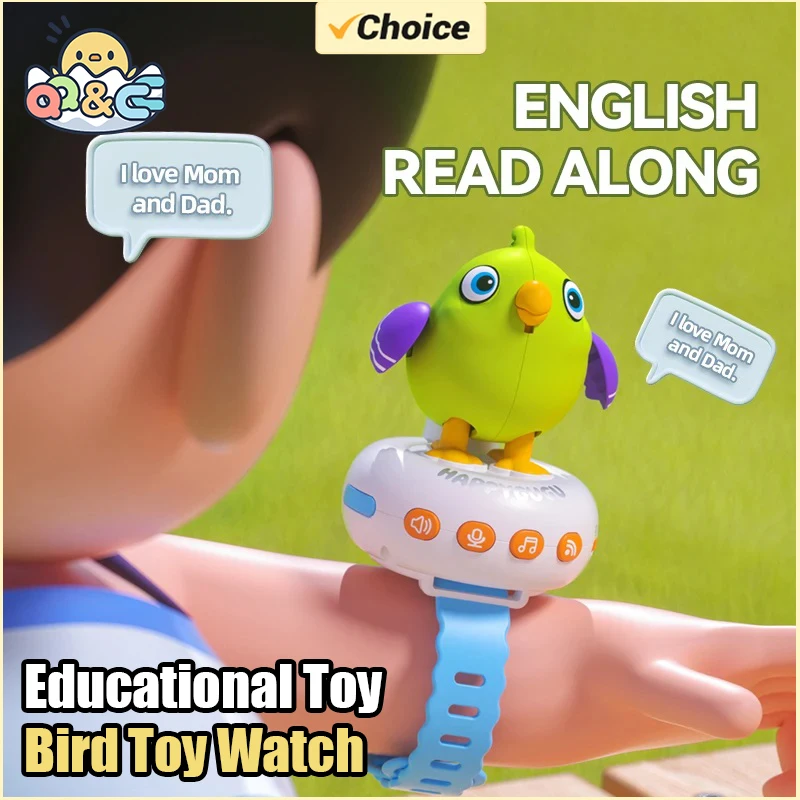 3-IN-1-Voice-Electronic-Toy-Bird-Sound-Controlled-Induction-Record ...