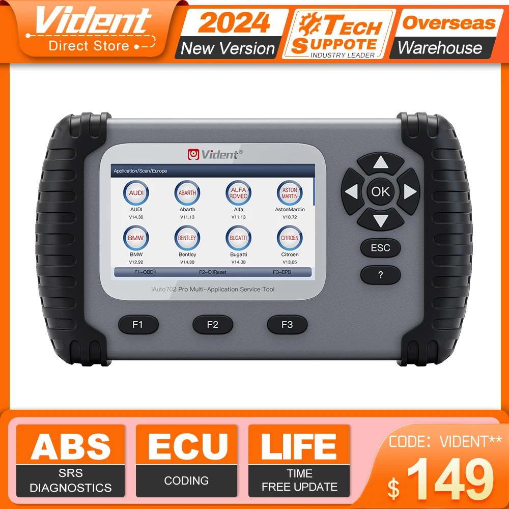 VIDENT-iAuto702-Pro-OBDII-Car-Scanner-Sistema-ABS-SRS-39-Fun-o-Especial ...