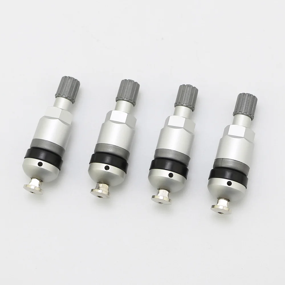 4pcs TPMS Valve Universal Aluminum Tubeless Valve for Tire Pressure ...