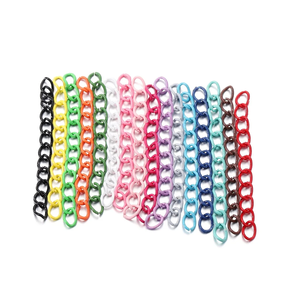 30-100pcs-lot-5-cm-Colourful-Necklace-Extension-Chain-Bulk-Bracelet ...