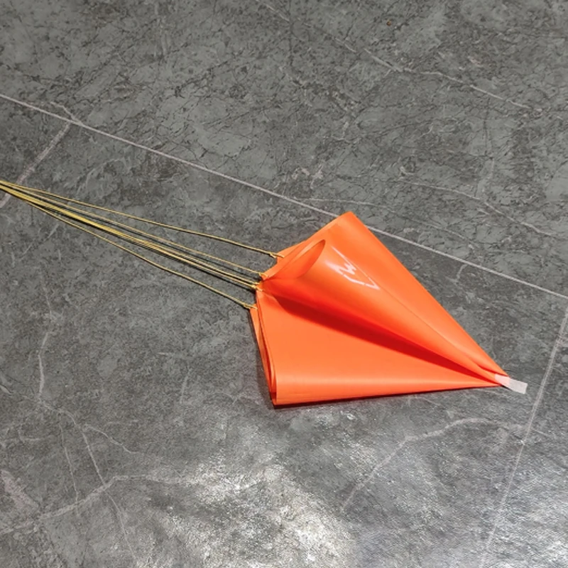 1PCS Outer Dia 45cm/50cm Model Rocket Parachute Regular Hexagon ...