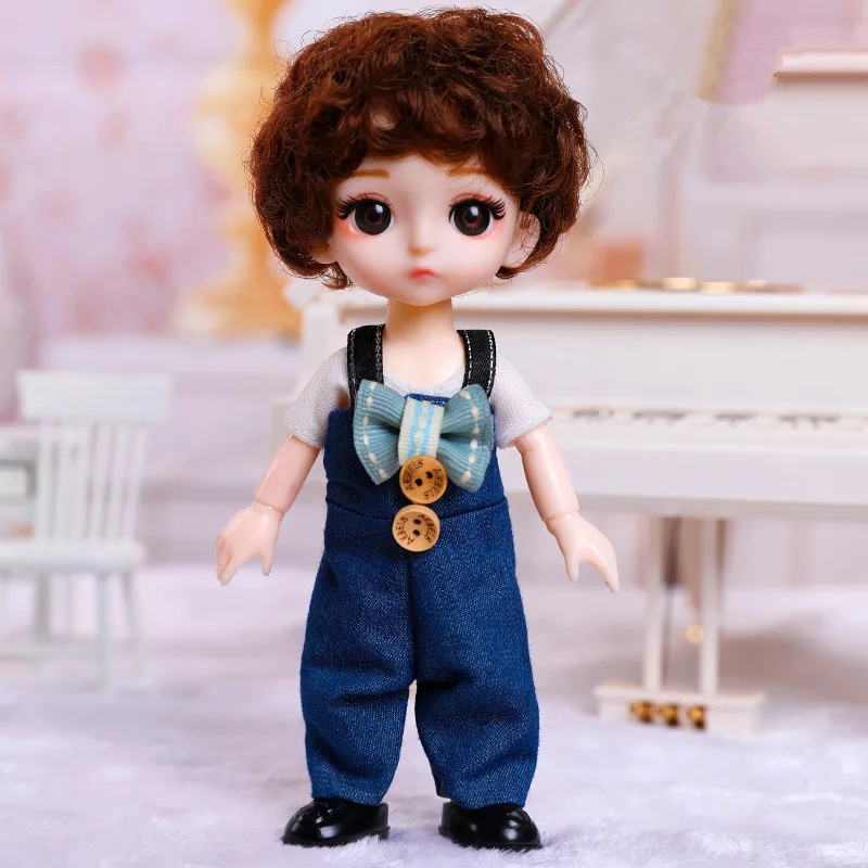 16cm-BJD-Doll-with-Clothes-and-Shoes-Sweet-Face-and-Big-Eyes-Princess ...