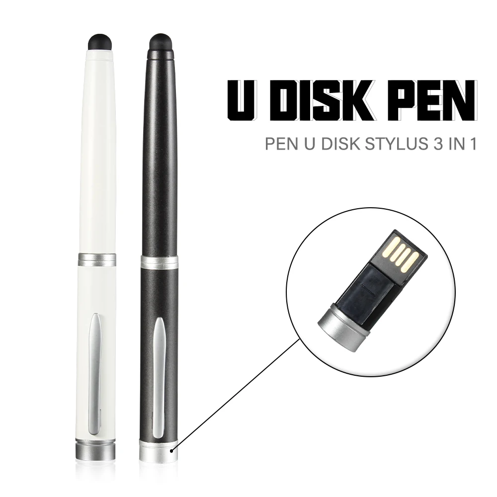Multifunctional-Capacitive-Stylus-USB-2-0-Flash-Drive-Metal-Pen-Drive ...
