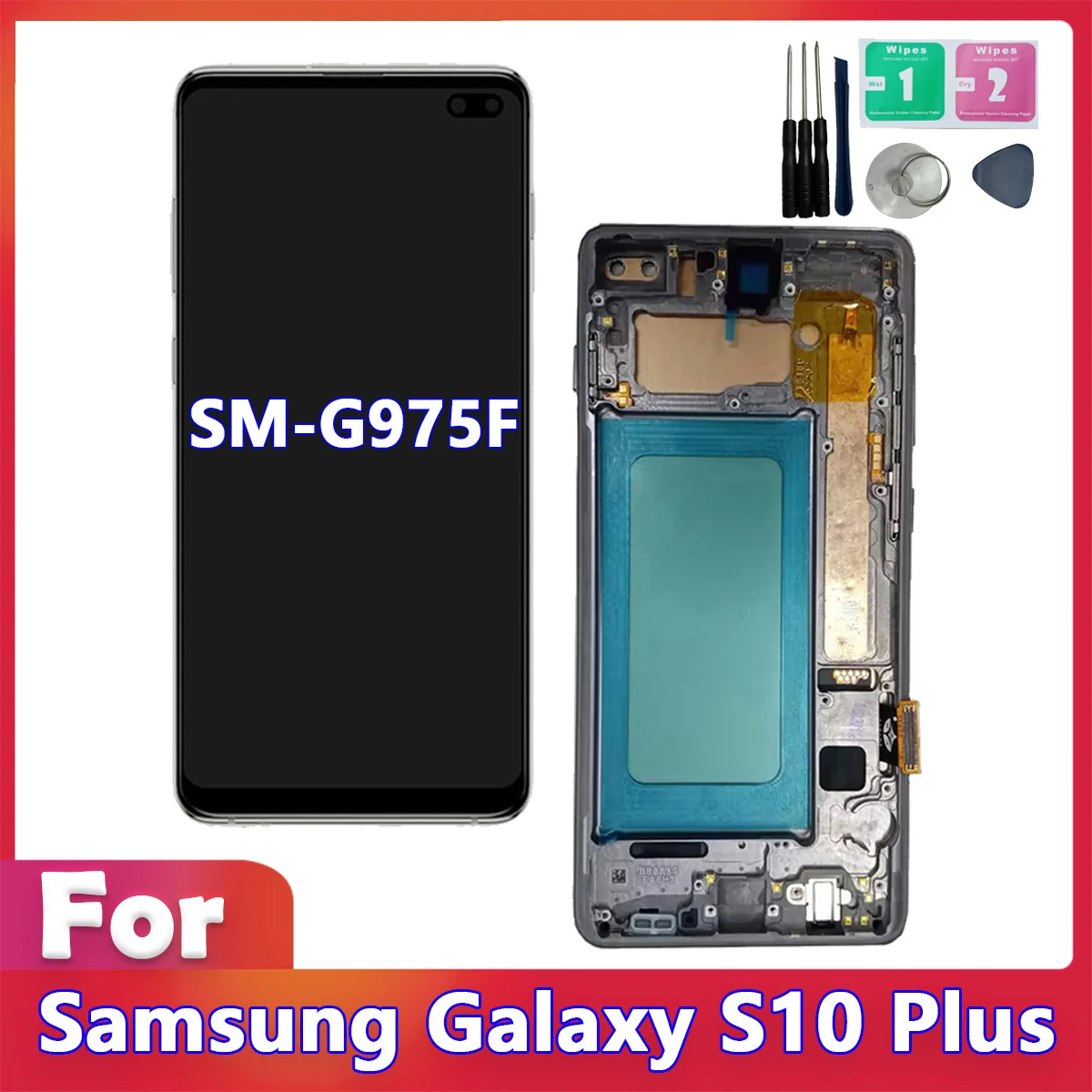TFT-S10-Screen-For-Samsung-Galaxy-S10-Plus-G975F-Lcd-Display-Digital ...