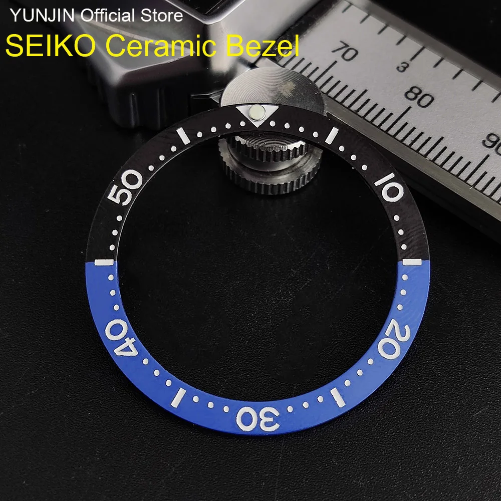 Seiko Luminous Bezel Insert | Flat Ceramic Bezel Insert | Ceramic Watch ...