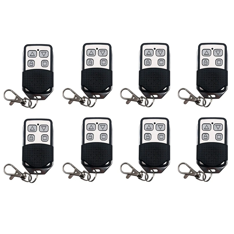8X-4-Button-Electric-Garage-Door-Opener-Wireless-Remote-Control-433MHZ ...