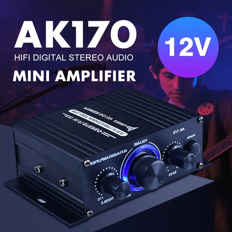 AK170-Digital-Amplifiers-Home-Hifi-Stereo-Amplifier-Audio-Power-Amp ...