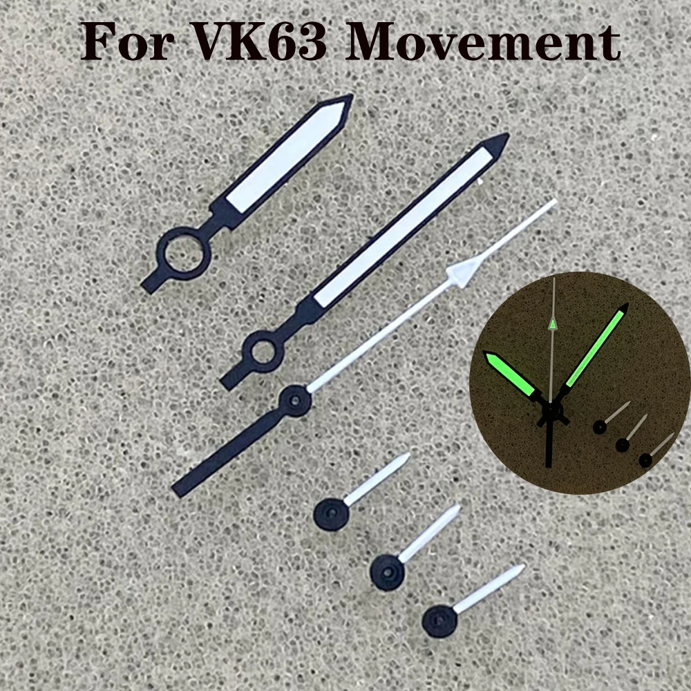 Luminous-Watch-Hands-for-VK63-Movement-preto-e-branco-verde-pe-as-de ...