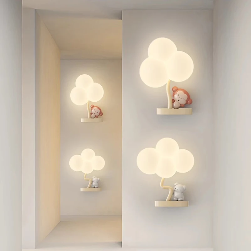 Warm-Cute-Children-s-Room-Wall-Lamps-LED-Cloud-Lamp-Modern-Romantic ...