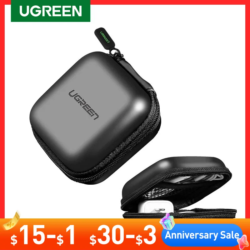 UGREEN-Earphone-Case-Hard-Headphone-Bag-For-Airpods-Earpods-Sennheiser ...