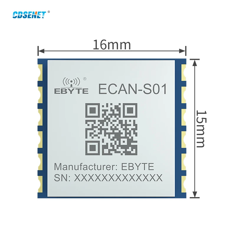 CDSENET ECAN-S01 Can 2.0 To Serial TTL Protocol Converter Modbus RTU Conversion Transparent ...