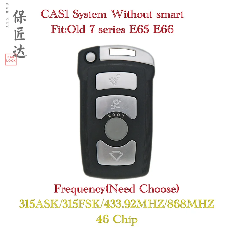 Baojiangda Car Car Remote Key For Bmw Cas1 System Half Smart 7 Series ...