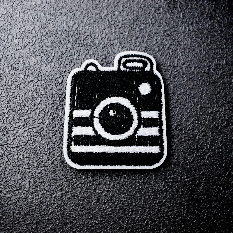 Small-Camera-Size-3-8x4-4cm-Patches-Embroidery-Applique-Ironing-Sewing ...