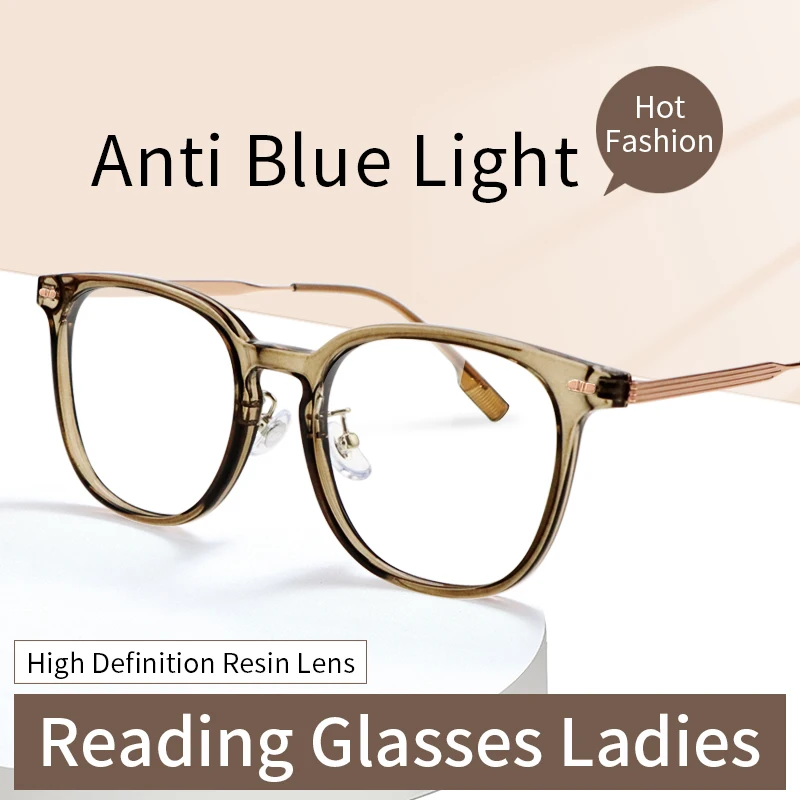 Blue-Light-Blocking-Reading-Glasses-for-Women-Stylish-Titanium-Frame ...