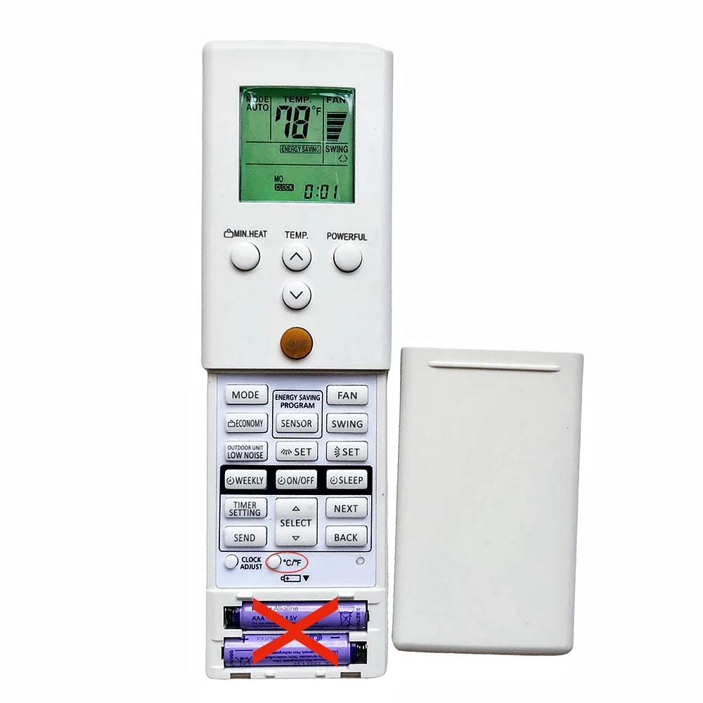 New Air Conditioner Remote Control for Fujitsu AR-REM3E AR-REM4E AR ...