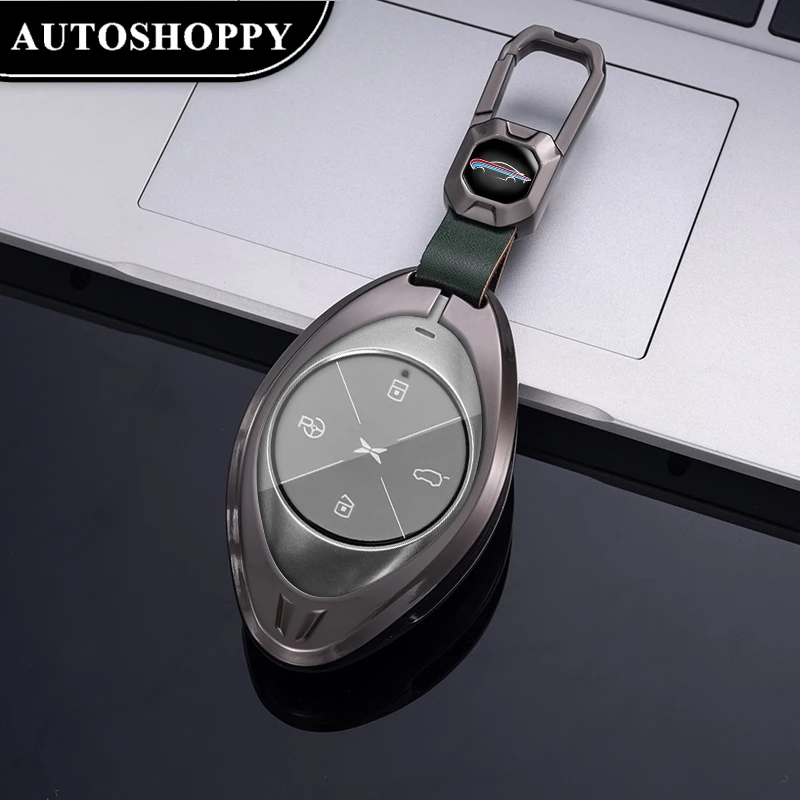 Metal-Zinc-Luxurious-Remote-Car-Key-Case-Full-Cover-For-Xpeng-P7-G3-Key ...