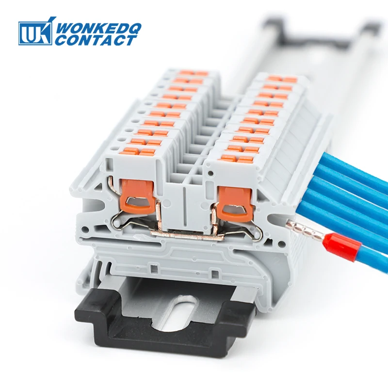 PTV2-5-Side-Entry-Terminal-Block-Push-in-Connector-DIN-Rail-Mounting-2 ...