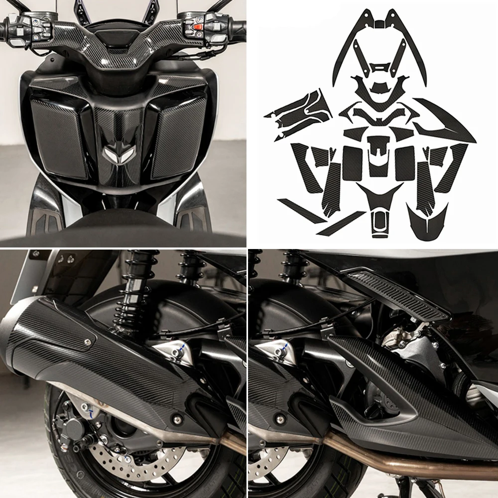 FOR ZONTES 350D 2022 Motorcycle Body Anti Scratch Resistant Skid Rubber ...