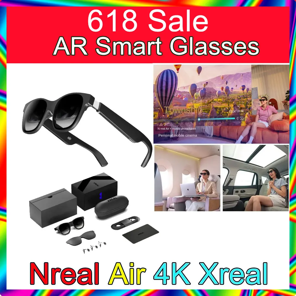 XREAL-Air-Nreal-Air-Smart-AR-Glasses-Portable-130-Inches-Space-Giant ...