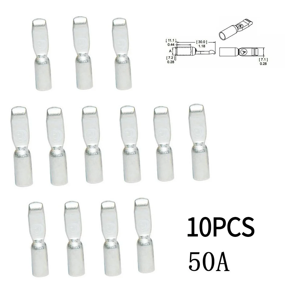 4/10pcs Terminal 50 120A FOR Anderson Plug Contacts Pins Lugs ...