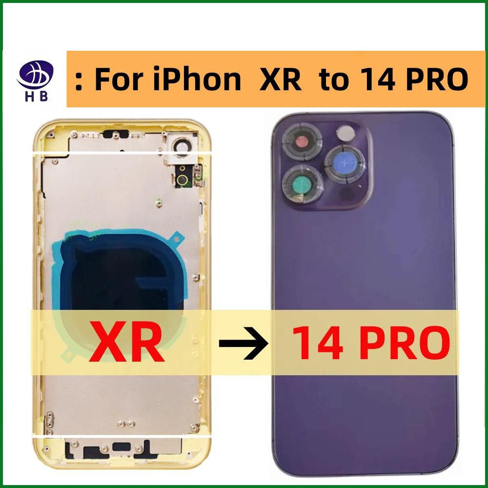 Diy Housing For Iphone Xr ~ 14 Pro Rear Battery Midframe Replacement ...