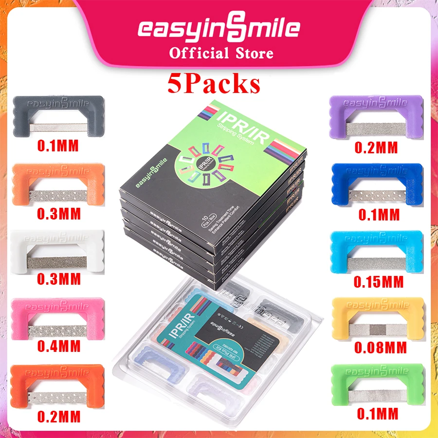 EASYINSMILE-5Packs-Dental-Orthodontic-Interproximal-Reduction-Strips ...