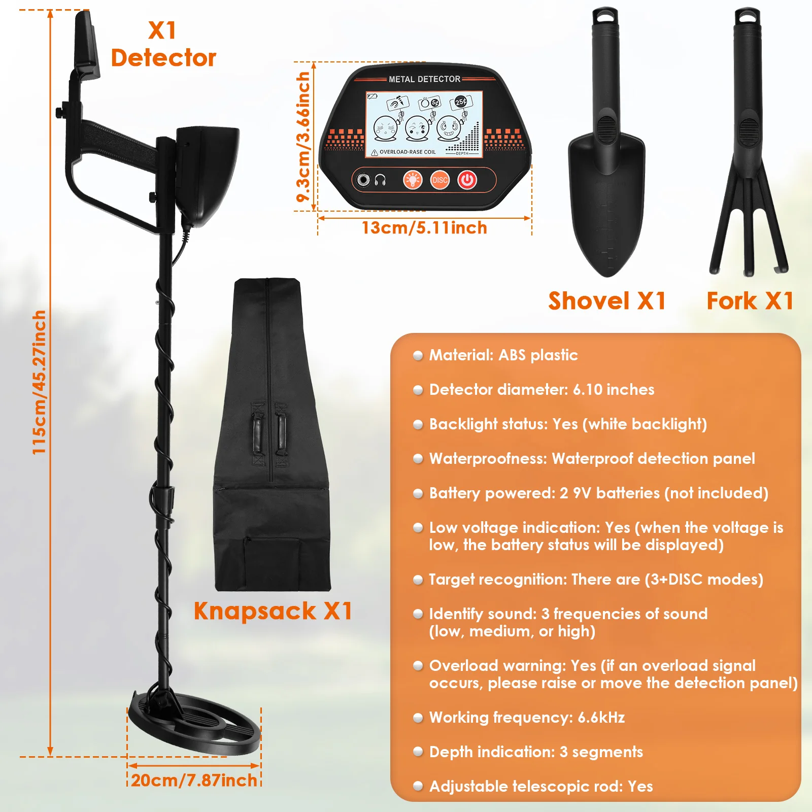 Gold Detector Metal Detector GT958 Red Waterproof Adjustable High ...
