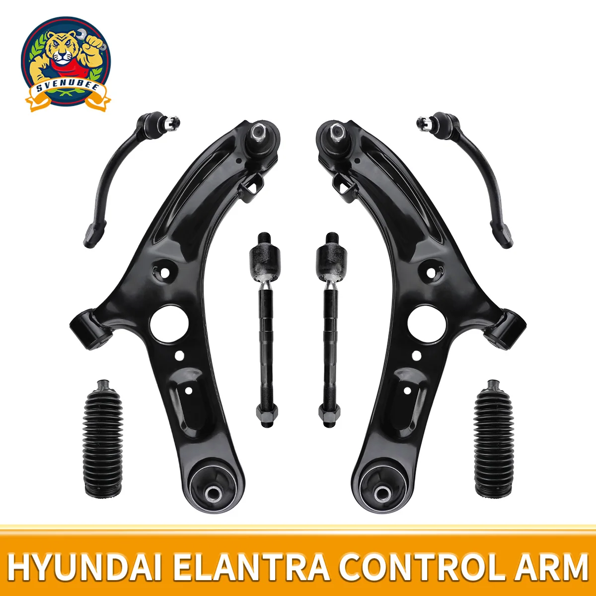 Svenubee-Front-Lower-Control-Arm-with-Ball-Joints-8pcs-Kit-for-Hyundai ...