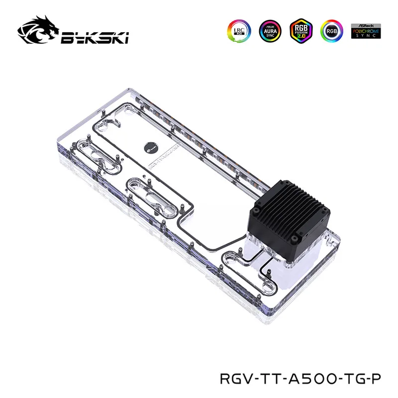 Bykski tanque de agua para termaltake A500 TG, caja de ordenador, depósito RGB, placa astro, RGV ...