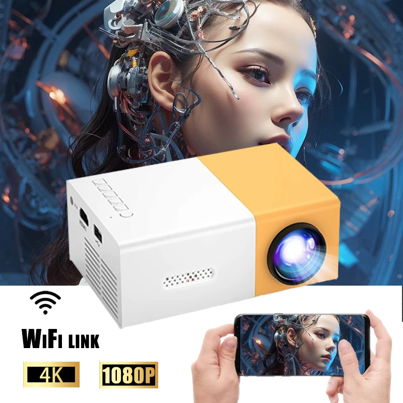 YG300-MINI-Projector-Portable-Home-Theater-Smart-TV-Laser-Beamer-3D ...