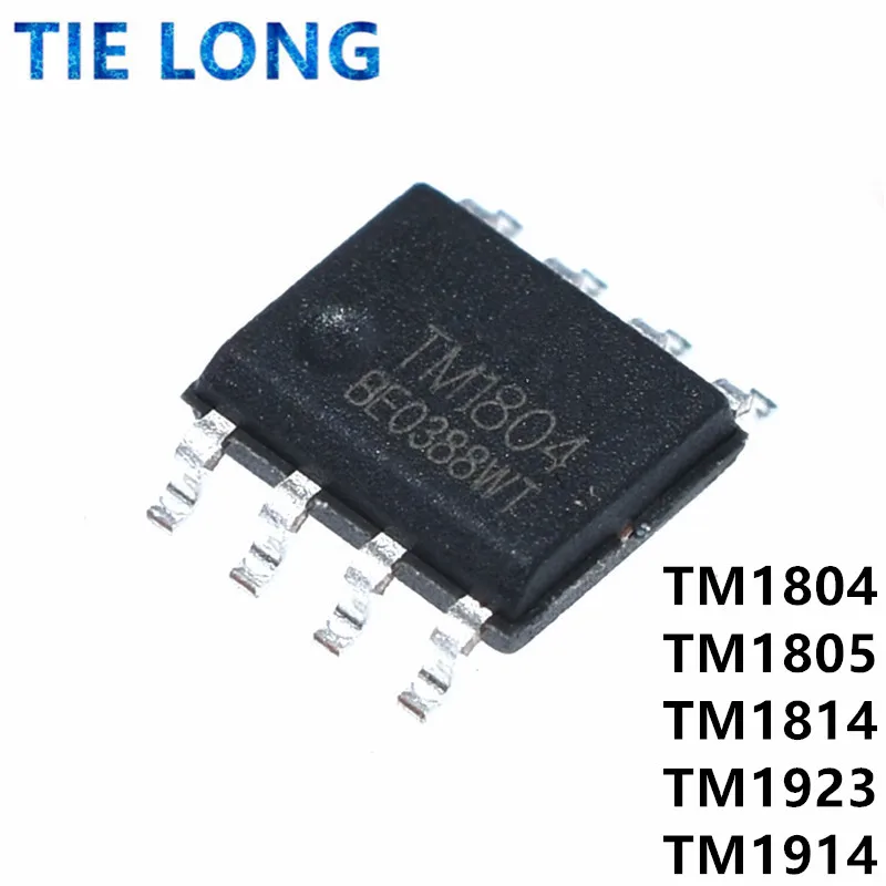 10 pçs/lote original novo tm1804 tm1805 tm1814 tm1923 tm1914a sop 8 ic ...