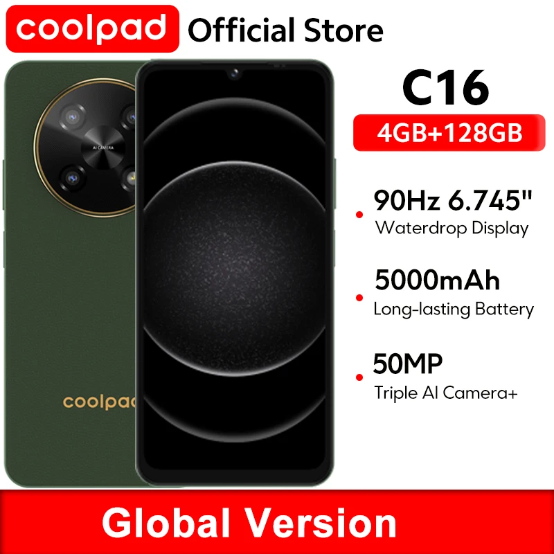 coolpad-C16-Smartphone-NFC-90Hz-6-745-Smooth-Waterdrop-Screen-Octa-Core ...