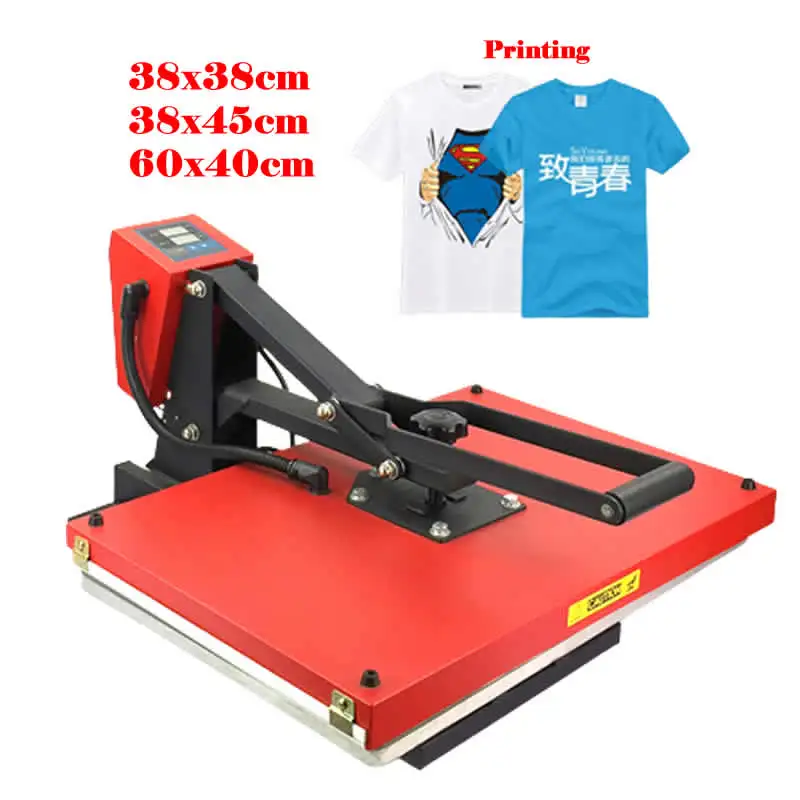 Heat-press-printer-machine-40-60cm-flat-heat-press-machine-equipment-t ...