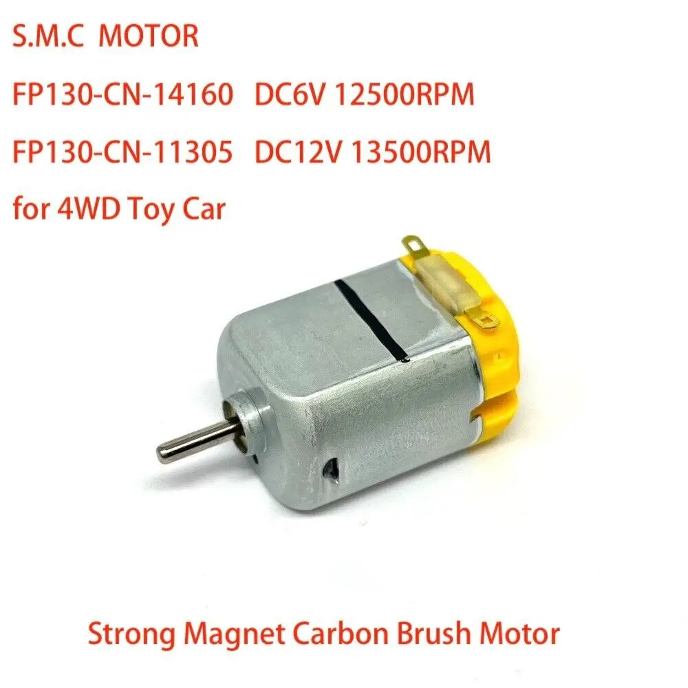 Standard S.M.C FP130 Micro 15mm*20mm Motor Strong Magnetic Mini 130 Carbon Brush Motor DC3V 6V ...