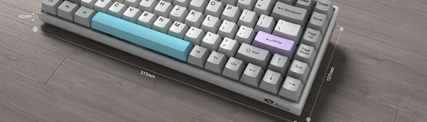 Akko Quiet 3068 68-Key Cherry Axis Mechanical Keyboard