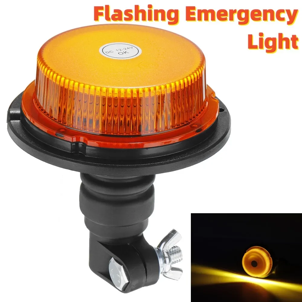 12V-24V-Amber-LED-Vehicle-Warning-Emergency-Strobe-Light-Flashing ...