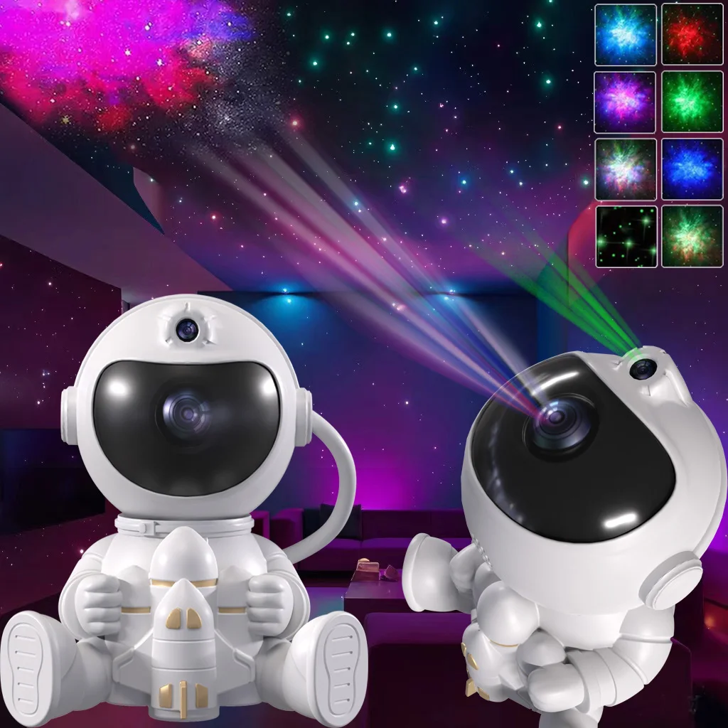 Galaxy-Star-Projector-LED-Night-Light-Starry-Sky-Astronaut-Porjectors ...