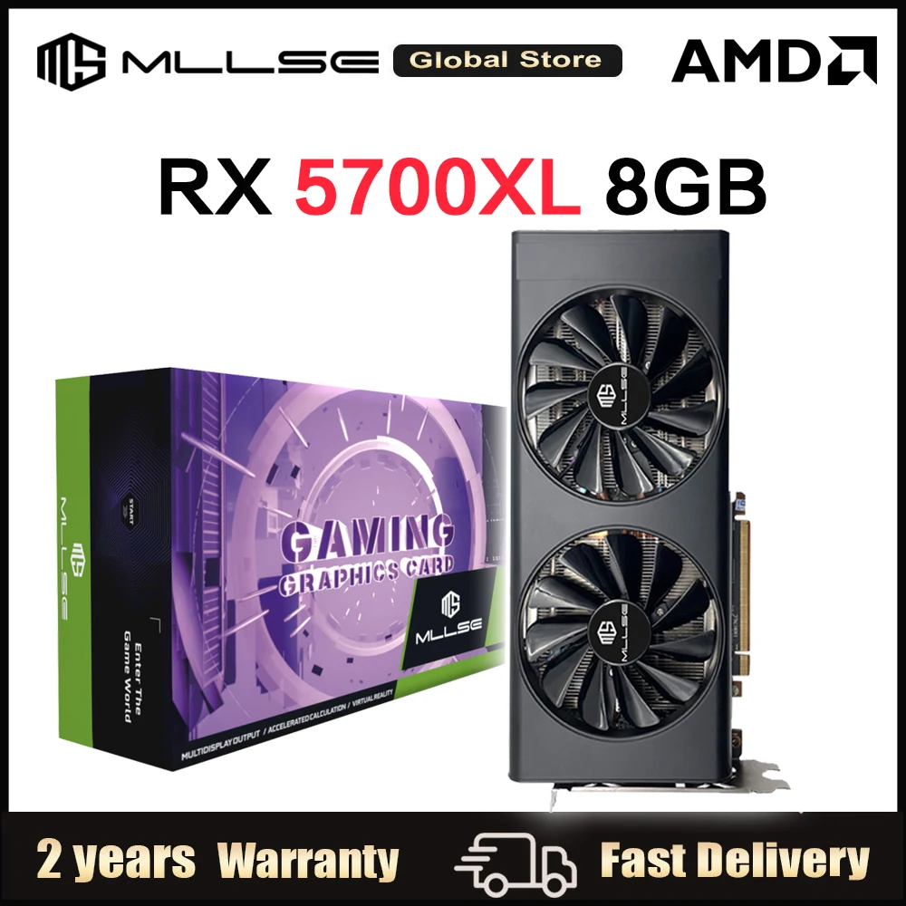 MLLSE RX 5700 8GB Graphics Card GDDR6 256 Bit, rx 5700 video card ...