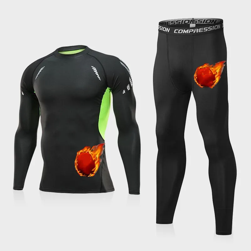 Thermal Underwear For Men Male Thermo Clothes Compression Set Thermal ...