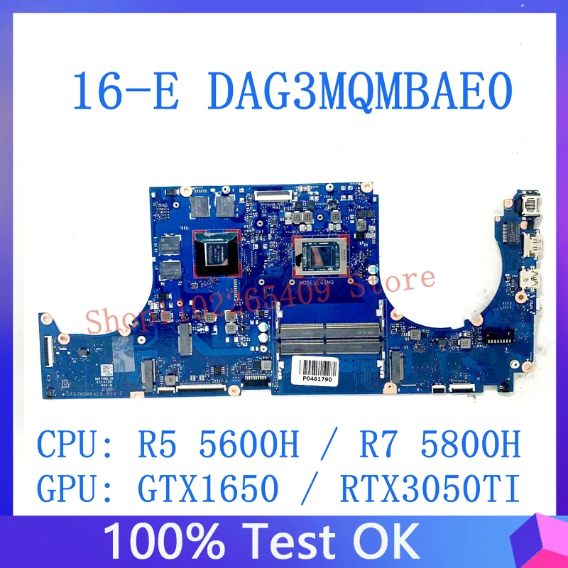DAG3MQMBAE0-Mainboard-For-HP-16-E-Laptop-Motherboard-With-AMD-Ryzen-5 ...