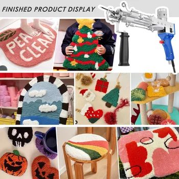 2 In 1 Electric Carpet Tufting Hand Gun Carpet Weaving Flocking ...