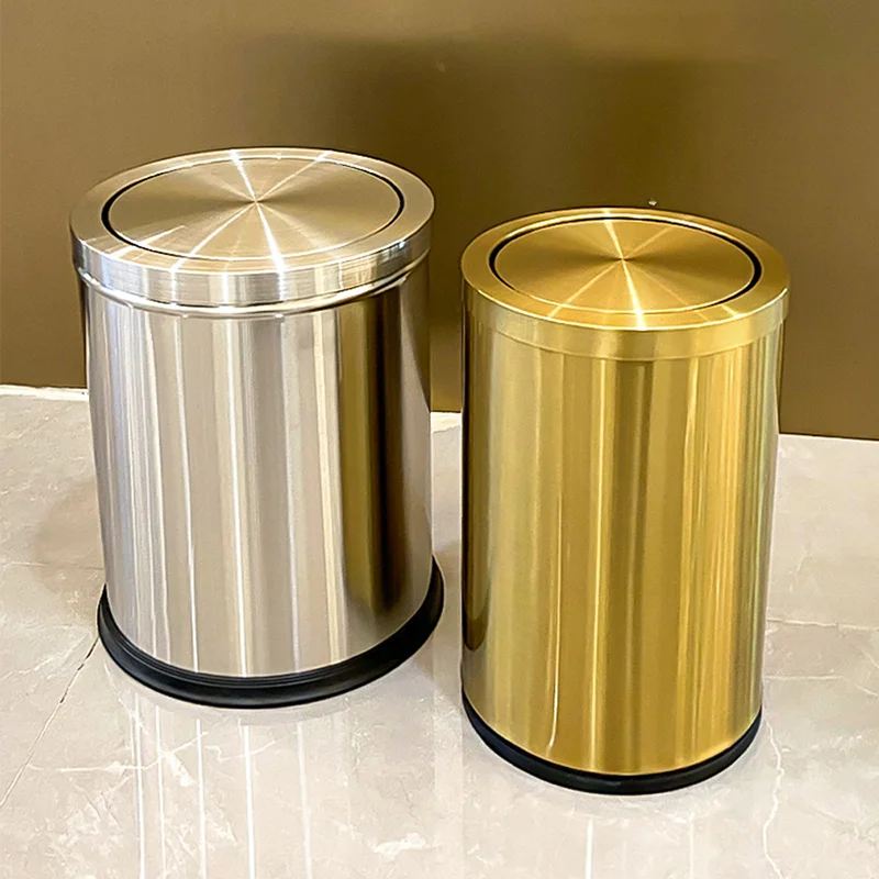9L-Stainless-Steel-Trash-Can-with-Swing-Lid-for-Kitchen-Office-Toilet ...