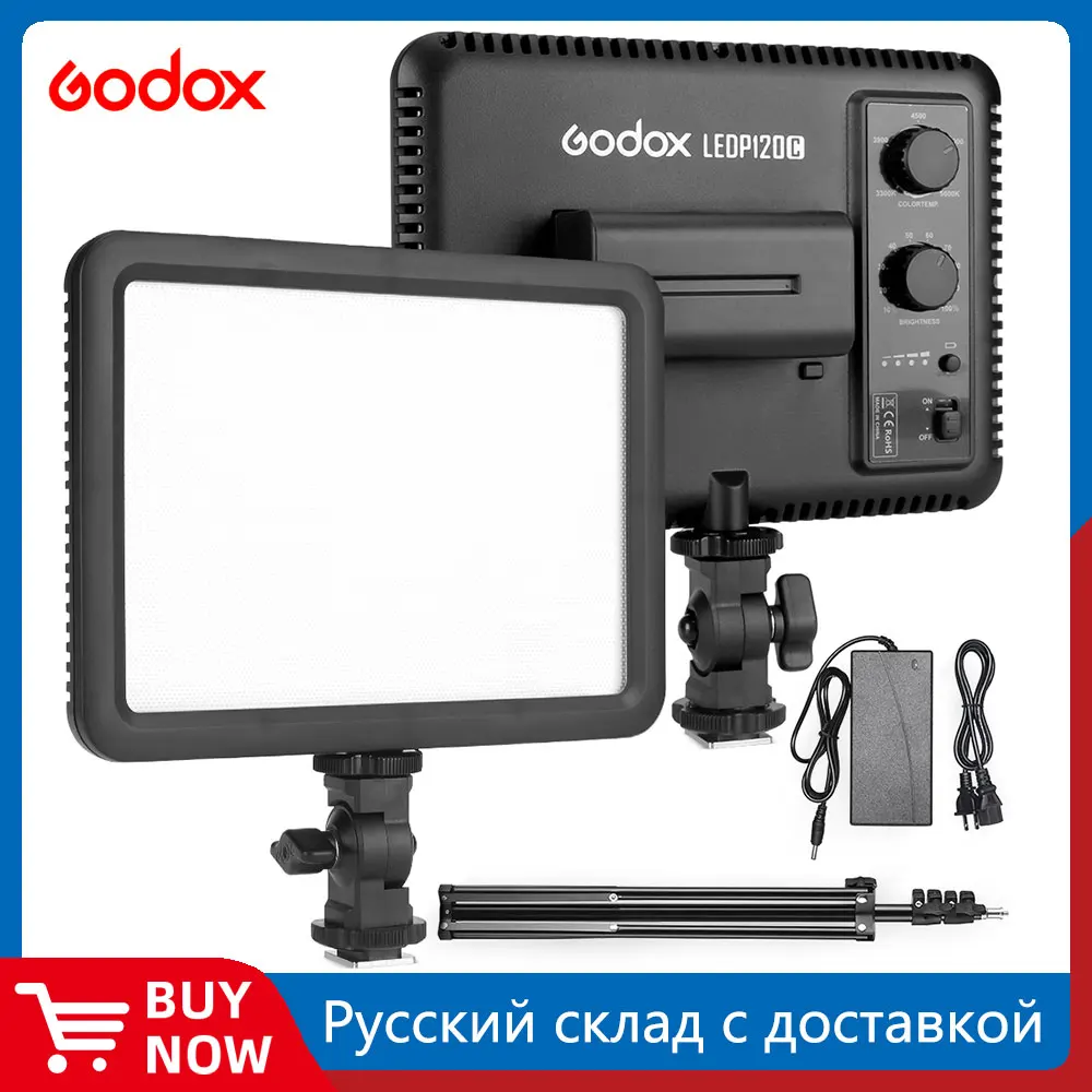 Godox-Ultra-Slim-LEDP120C-LED120C-3300K-5600K-Studio-Video-Continuous ...