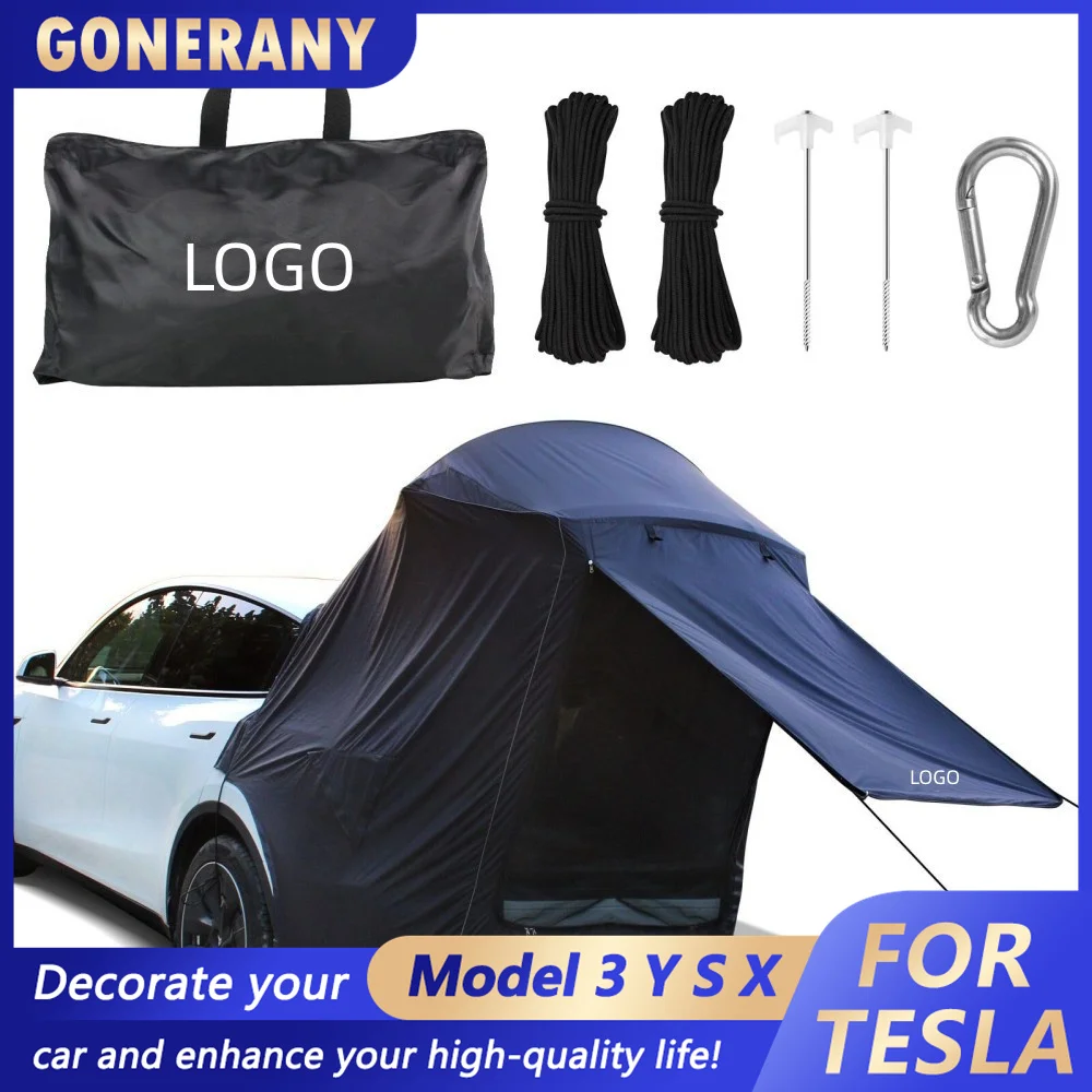 Camping-Tent-for-Tesla-Model-Y-2023-2022-2021-2020-Tailgate-Shade ...