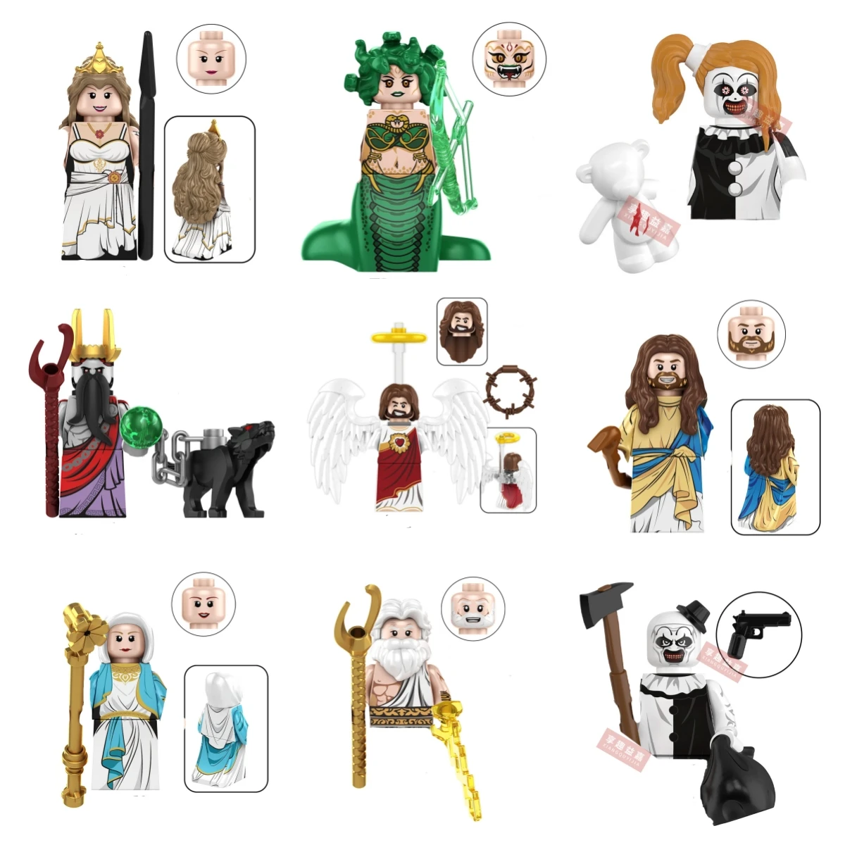 New Gods Jesus Bricks For Hades Toys Gifts Mini Action Figures Children ...