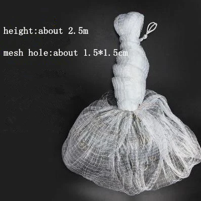 Finefish Traditional With Pocket Catch Fish Gillnet 2.5m 3m Casting Net ...