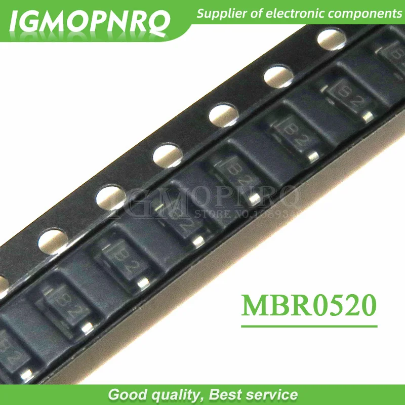 Diodo-MBR0520LT1G-Schottky-MBR0520-SOD-100-nuevo-y-Original-123 ...