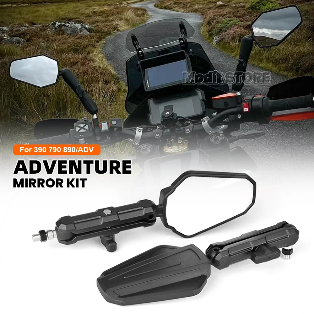 For-390-790-890-ADV-Adventure-Motorcycle-West-Wind-Rearview-Mirror ...