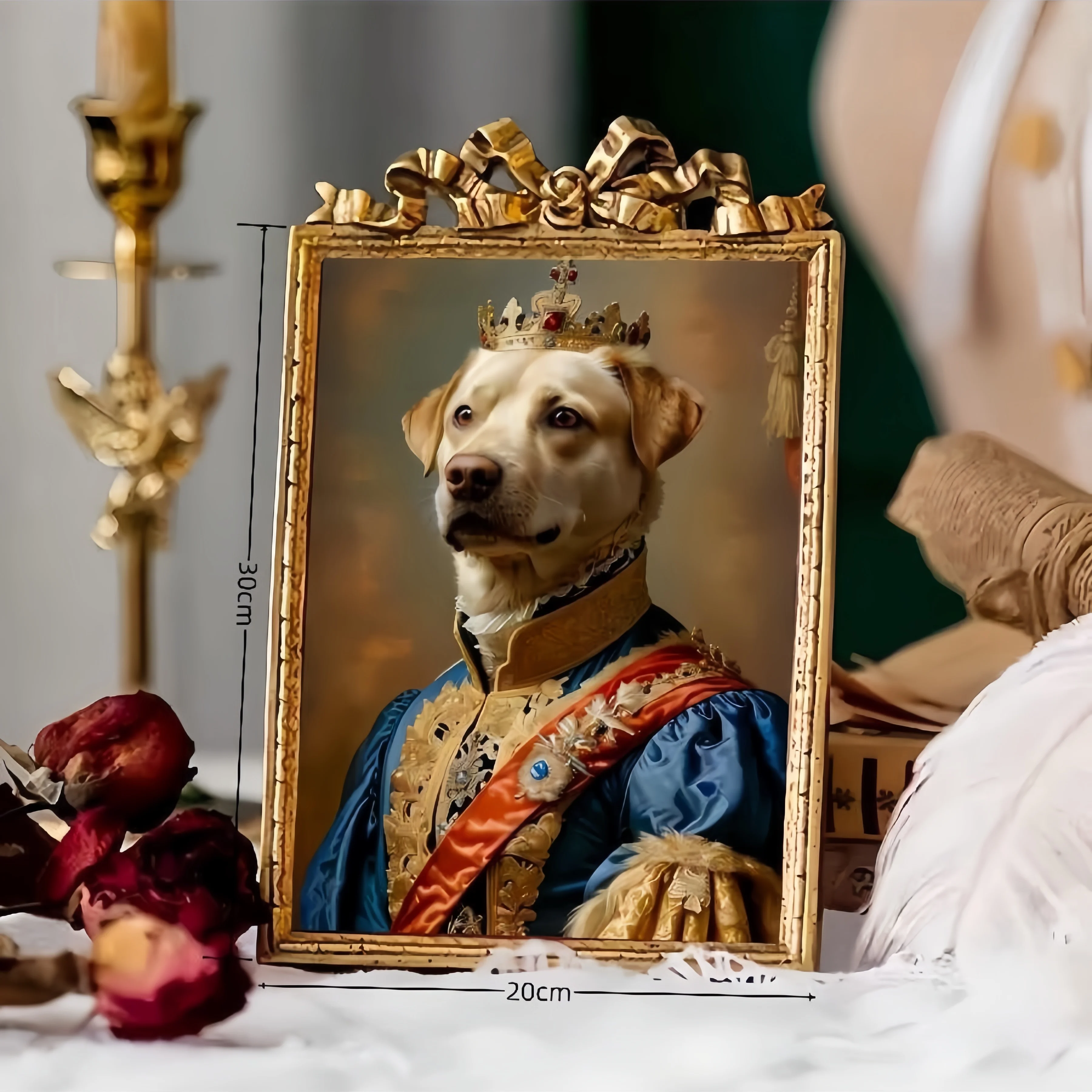 Custom Renaissance Pet Portrait, Royal Pet Portrait, Historical Pet ...