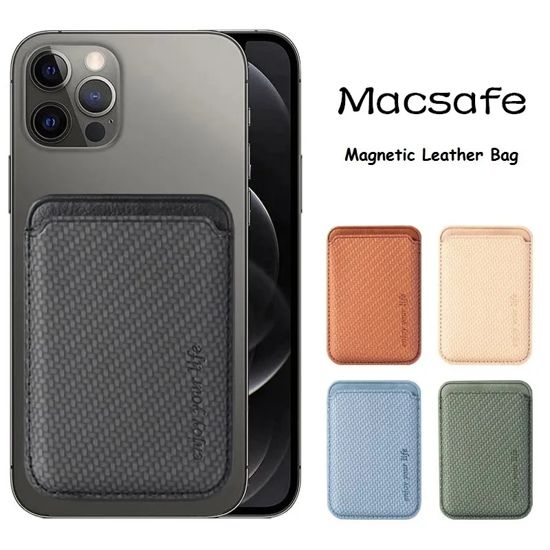 For Magsafe Wallet On For iPhone 15 14 13 12 11 Samsung Mag Safe ...